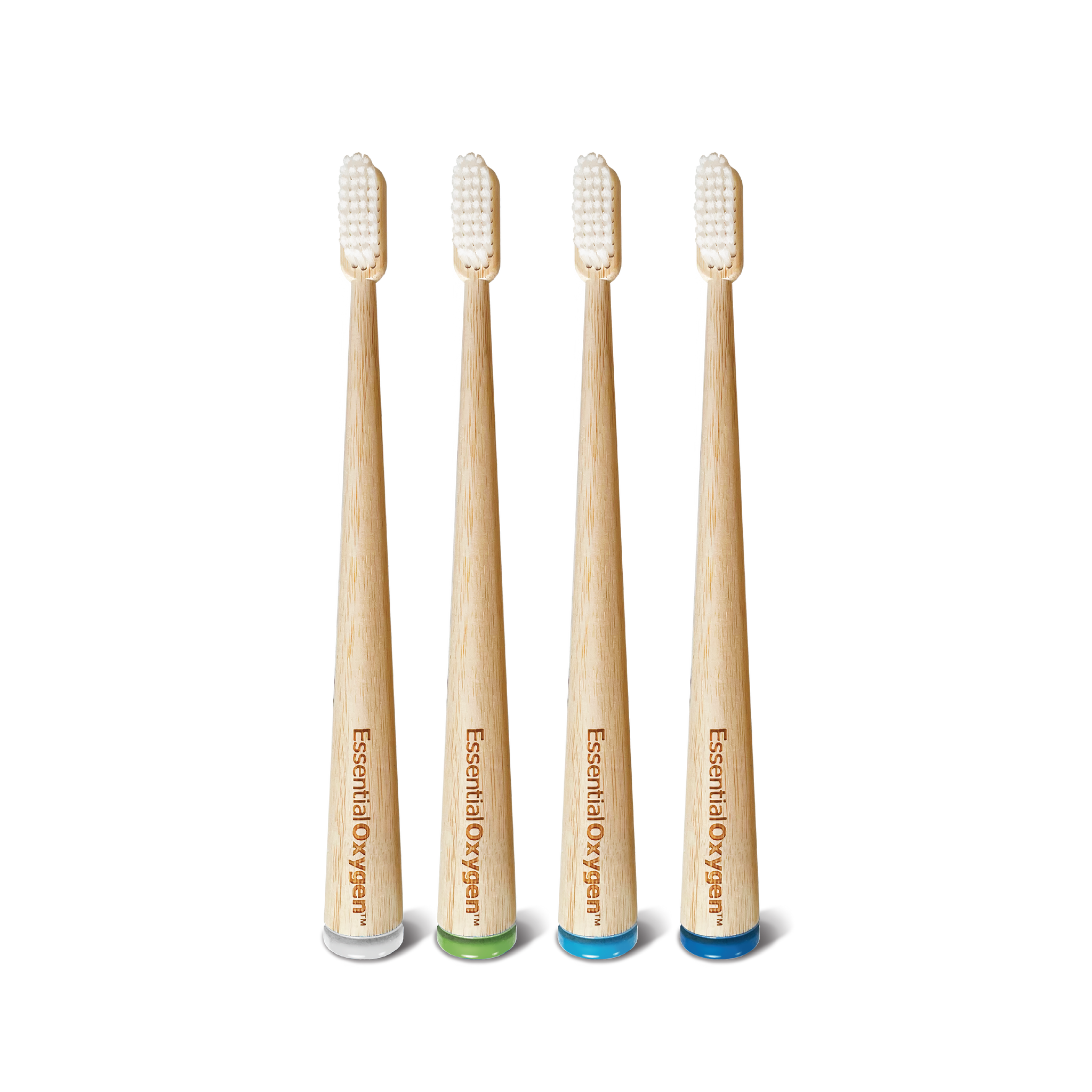 Organic Bamboo Toothbrushes | 4 Pack