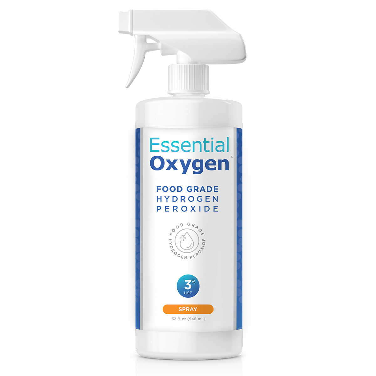 Food Grade Hydrogen Peroxide | 32 oz Spray | ESSENTIAL OXYGEN | The Joy ...
