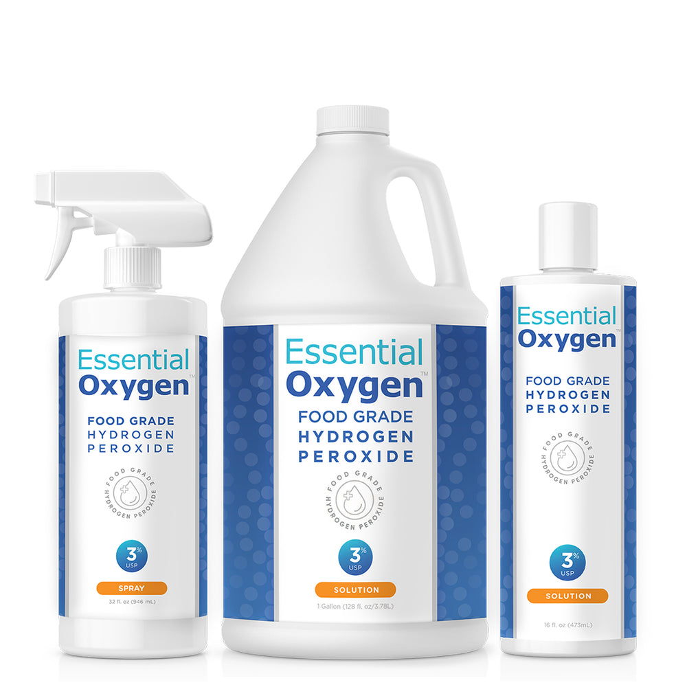 FGHP Family Pack | Food Grade Hydrogen Peroxide | ESSENTIAL OXYGEN