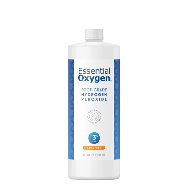 Food Grade Hydrogen Peroxide | 32 oz | ESSENTIAL OXYGEN | The Joy of Clean
