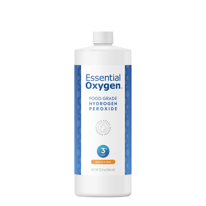 Food Grade Hydrogen Peroxide | 32 oz | ESSENTIAL OXYGEN | The Joy of Clean
