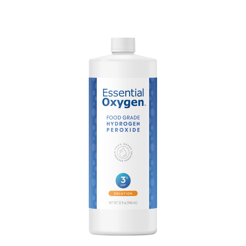 Food Grade Hydrogen Peroxide | 32 oz | ESSENTIAL OXYGEN | The Joy of Clean